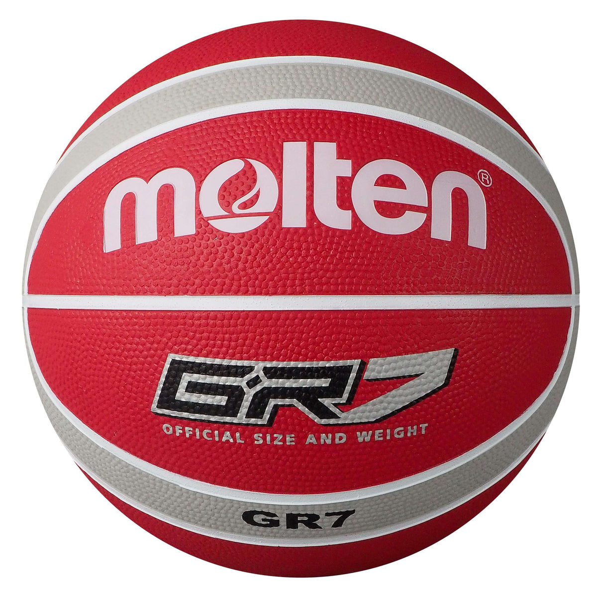 Molten BGR Rubber Basketball - Red/Silver – Workout For Less