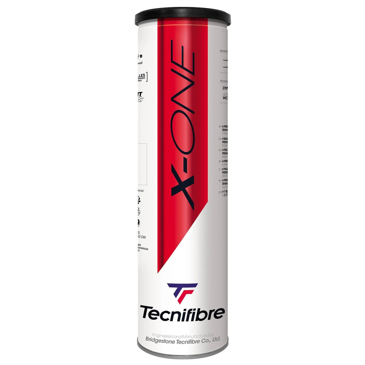 Tecnifibre X-One Tennis Balls - Tube of 4 – Workout For Less