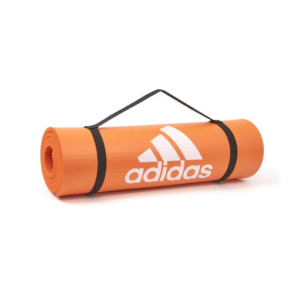 Adidas 10mm Fitness Mat with Carry Strap – Workout For Less
