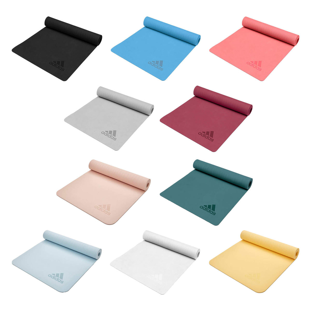 Adidas 5mm Premium Yoga Mat – Workout For Less